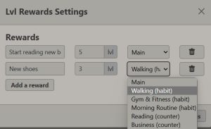 Lvl Rewards - GamifyRoutine.com